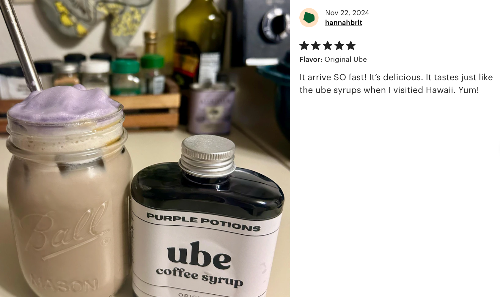 Ube Syrup | Ube Lattes for Coffee and Matcha | Filipino Flavors ...